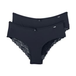 Tchibo - 2 Brazil-Slips - Damen - Gr. M - dunkelblau
