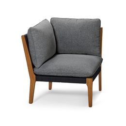Tchibo - Lounge-M&ouml;bel-Ecke - 72x72x70cm - schwarz - Eukalyptusholz / Polypropylen / Polyester