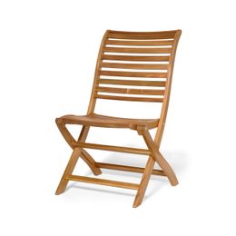 Tchibo - Klappstuhl - 56,5x64,5x95cm - akazie - Akazienholz / Stahl