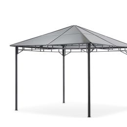 Tchibo - Hardtop-Pavillon - 3x3x2,8cm - anthrazit - Polycarbonat / Aluminium / Stahl