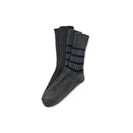 Tchibo - 2 Paar Stricksocken - Herren - Gr. 41-43 - anthrazit
