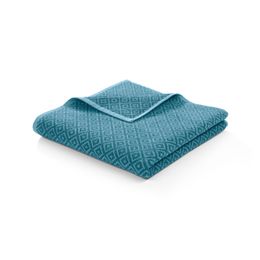 Tchibo - Jacquard-Badetuch - blau
