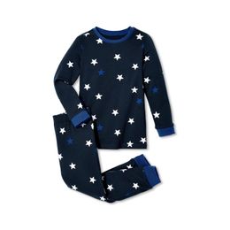 Tchibo - Interlock-Pyjama - Kinder - Gr. 98/104 - dunkelblau