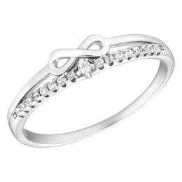 Tchibo - Amor Ring mit Infinity-Symbol - Damen - Gr. 19 - silber