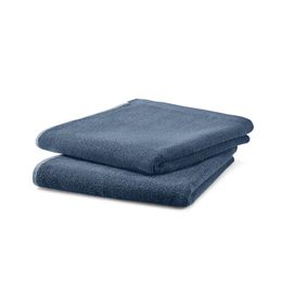Tchibo - 2 Premium-Frottier-Handt&uuml;cher - blau