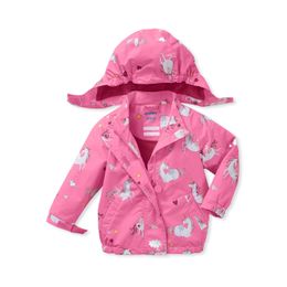 Tchibo - Thermo-Regenjacke - M&auml;dchen - Gr. 98/104 - wei&szlig;