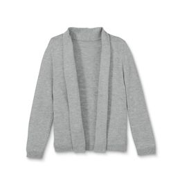 Tchibo - Offene Strickjacke - M&auml;dchen - Gr. 158/164 - grau