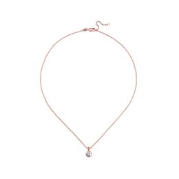 Tchibo - Solit&auml;r-Silberkette mit Zirkonia - gold