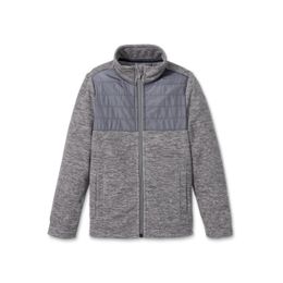 Tchibo - Hybrid-Fleecejacke - Jungen - Gr. 122/128 - grau