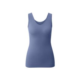 Tchibo - Seamless-Hemdchen - Damen - Gr. M - blau