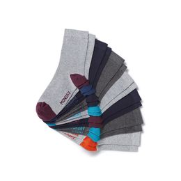 Tchibo - 7 Paar Socken - Kinder - Gr. 35-38 - dunkelgrau