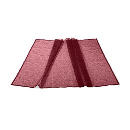 Tchibo - Organza-Meterware mit Pailletten-Stickerei - dunkelrot