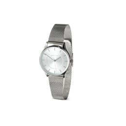Tchibo - Damenuhr mit Milanaise-Armband - silber