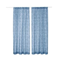 Tchibo - 2 Vorhangschals - blau