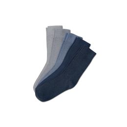 Tchibo - 5 Paar Socken - Herren - Gr. 41-43 - dunkelblau