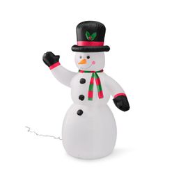 Tchibo - Aufblasbarer XXL-LED-Schneemann - schwarz