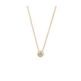 Tchibo - Solit&auml;r-Goldkette mit Zirkonia - gold