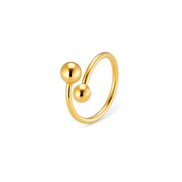 Tchibo - Goldring - Damen - Gr. 18 - gold