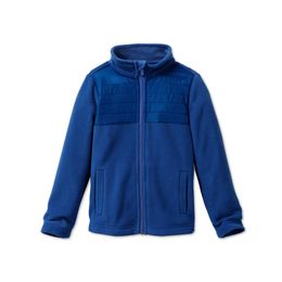 Tchibo - Hybrid-Microfleecejacke - M&auml;dchen - Gr. 158/164 - blau