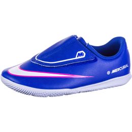 Nike JR VAPOR 16 CLUB IC PS V Fu&szlig;ballschuhe Kinder - Gr&ouml;&szlig;e 29 1/2 - blau