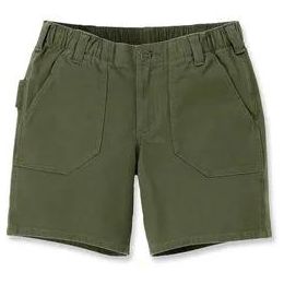Carhartt RELAXED FIT CANVAS WORK SHORT, Damen | Basil | 34 - Basil