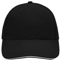 myrtle beach 6 Panel Sandwich Cap - black/light-grey