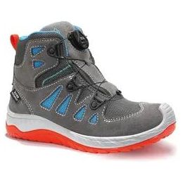 Elten Kinderstiefel MADDOX KIDS BOA Grey-Red Mid | Gr&ouml;&szlig;e: EU 34 - Rot