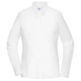 Daiber Damen Slim-Fit Bluse langarm &ndash; Elegante Passform & b&uuml;gelleicht | white | XL - white