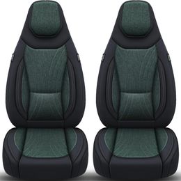 Bremer Sitzbez&uuml;ge Wohnmobil Schonbez&uuml;ge C-Serie 2 St&uuml;ck f&uuml;r Fiat Ducato / Jumper / Boxer gr&uuml;n/schwarz - Sitzbez&uuml;ge von Bremer-Sitzbez&uuml;ge