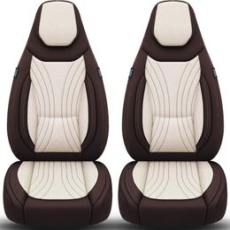 Bremer Sitzbez&uuml;ge Wohnmobil Schonbez&uuml;ge C-Serie 2 St&uuml;ck f&uuml;r Fiat Ducato / Jumper / Boxer beige/braun - Sitzbez&uuml;ge von Bremer-Sitzbez&uuml;ge