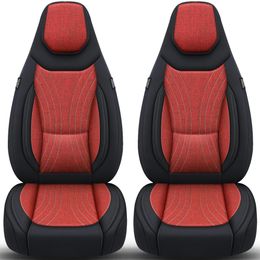 Bremer Sitzbez&uuml;ge Wohnmobil Schonbez&uuml;ge C-Serie 2 St&uuml;ck f&uuml;r Fiat Ducato / Jumper / Boxer rot/schwarz - Sitzbez&uuml;ge von Bremer-Sitzbez&uuml;ge