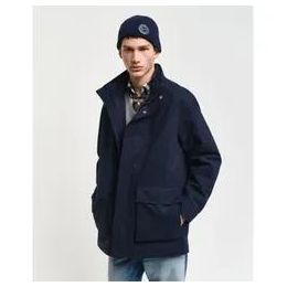 Gant f&uuml;r Herren. 7006455 Doppelte marineblaue Jacke (XXL), L&auml;ssig, Polyester