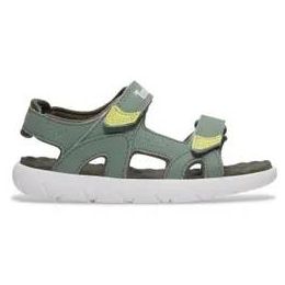 Timberland Unisex f&uuml;r Kinder. TB0A5M3NEX01 Gr&uuml;ne Sandalen von Perkins Row (36), Wohnung, Klettverschluss, L&auml;ssig, Kinderbekleidung