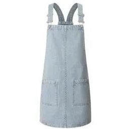 Pepe Jeans f&uuml;r Damen. PL953720 Kurzes Kleid Vesta Stud blau (S), L&auml;ssig, Baumwolle, &Auml;rmellos / Hosentr&auml;ger, Nachhaltig