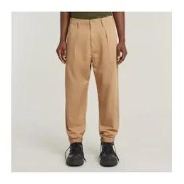G-Star Raw G-Star f&uuml;r Herren. D24543-D910-B666 Plissierte Chino Relaxed Tapered Beige Hose (31/32), L&auml;ssig, Recyceltes Polyester, Nachhaltig