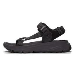 Timberland f&uuml;r Damen. TB0A41R8ETY1 Sandalen mit Riemen hinten Motion Dune schwarz (40 W), Wohnung, Klettverschluss, L&auml;ssig