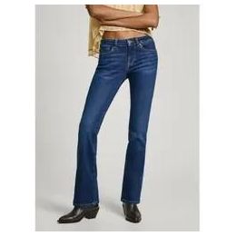 Pepe Jeans f&uuml;r Damen. PL204732DP6 Jeans Bootcut Lw blau (26/30), L&auml;ssig, Baumwolle, Denim