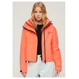 Superdry f&uuml;r Damen. W5011655A Windbreaker Jacke orange (L), L&auml;ssig, Polyester, Langarm