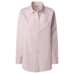 Pepe Jeans f&uuml;r Damen. PL304972 Hemd Agnes rosa (M), L&auml;ssig, Baumwolle, Langarm