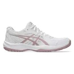asics f&uuml;r Damen. 1042A283 Court Slide 4 wei&szlig;e Turnschuhe (40), Wohnung, Schn&uuml;rsenkel, Sportlich, Multisport