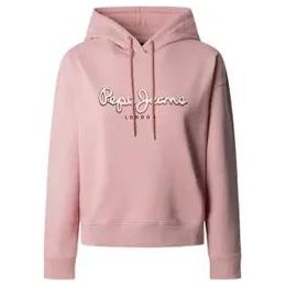 Pepe Jeans f&uuml;r Damen. PL581483 Sweatshirt Maddy rosa (XL), L&auml;ssig, Baumwolle, Nachhaltig
