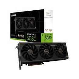 ASUS GeForce RTX 5080 PROART OC, Grafikkarte DLSS 4, 3x DisplayPort, 2x HDMI 2.1