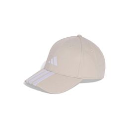 adidas Sportswear Sportcap '3-Stripes New Logo Baseball' Herren Gr&ouml;&szlig;e 58/59 beige / wei&szlig;