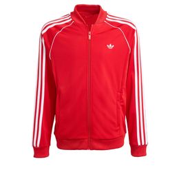 adidas originals Sweatjacke 'SST Track' Jungen Gr&ouml;&szlig;e 170 knallrot / wei&szlig;