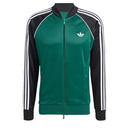 adidas originals Sweatjacke 'SST' Herren Gr&ouml;&szlig;e XS smaragd / schwarz / wei&szlig;