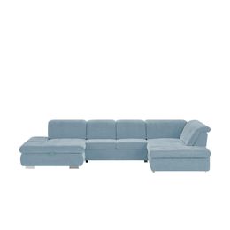 Kollektion Kraft Wohnlandschaft mit verschiedenen Funktionen Spencer blau Ma&szlig;e (cm): B: 382 H: 102 T: 260.0 &raquo; M&ouml;bel Kraft