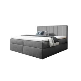 M&ouml;bel Kraft Boxbett mit Bettkasten grau Ma&szlig;e (cm): B: 180 H: 110 &raquo; M&ouml;bel Kraft