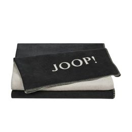JOOP! Wohndecke JOOP! Uni-Doubleface grau Baumwollmischgewebe Ma&szlig;e (cm): B: 150 &raquo; M&ouml;bel Kraft
