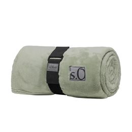 s.Oliver Kuscheldecke Kuschelsoft gr&uuml;n Synthetik Ma&szlig;e (cm): B: 150 &raquo; M&ouml;bel Kraft