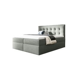 M&ouml;bel Kraft Boxbett mit Bettkasten grau Ma&szlig;e (cm): B: 180 H: 110 &raquo; M&ouml;bel Kraft